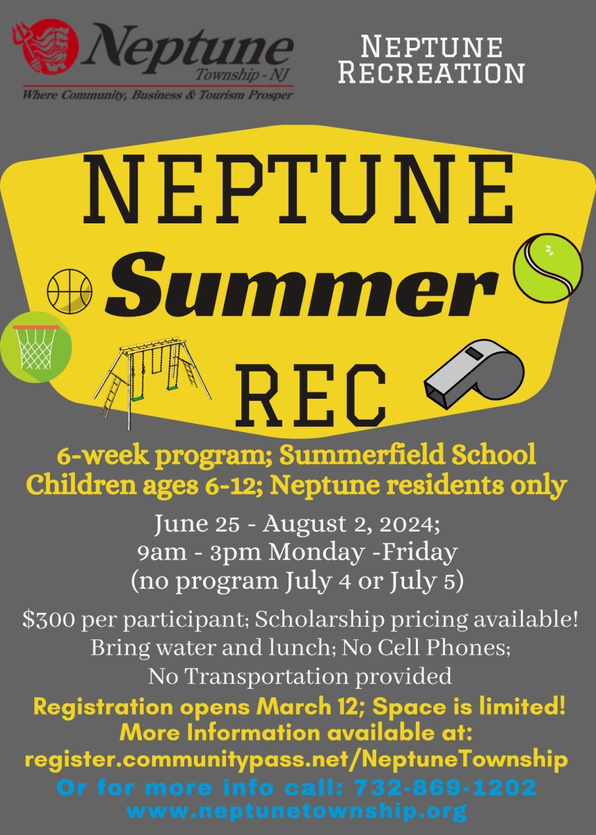 Summer Recreation Program | Neptune Township